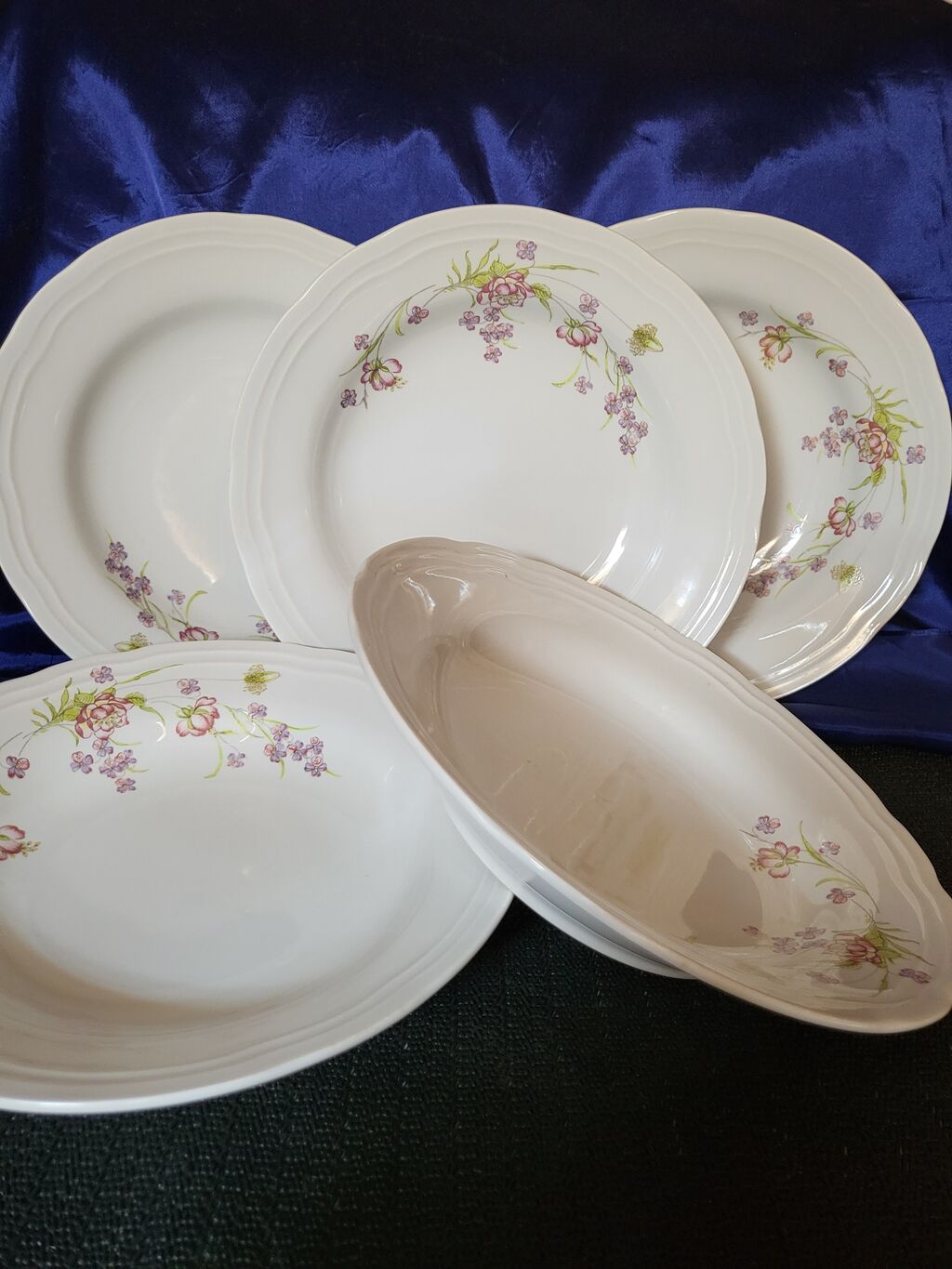Tanjiri Boris Kidric porcelan Jugoslavija iz 70ih.godina. Tanjiri