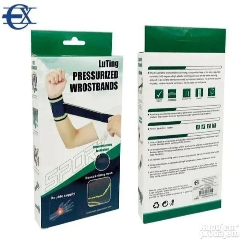 LuTing Pressurized Wristbands – elastične trake/podržavajuće steznike