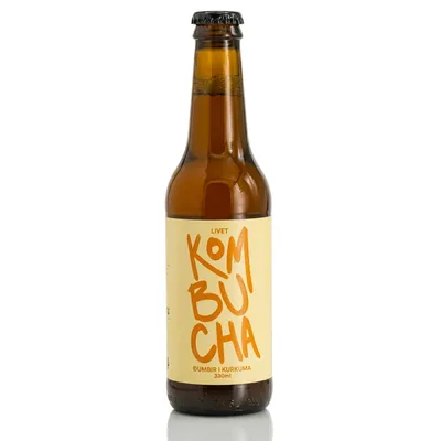 Kombuha đumbir kurkuma 330 ml Livet