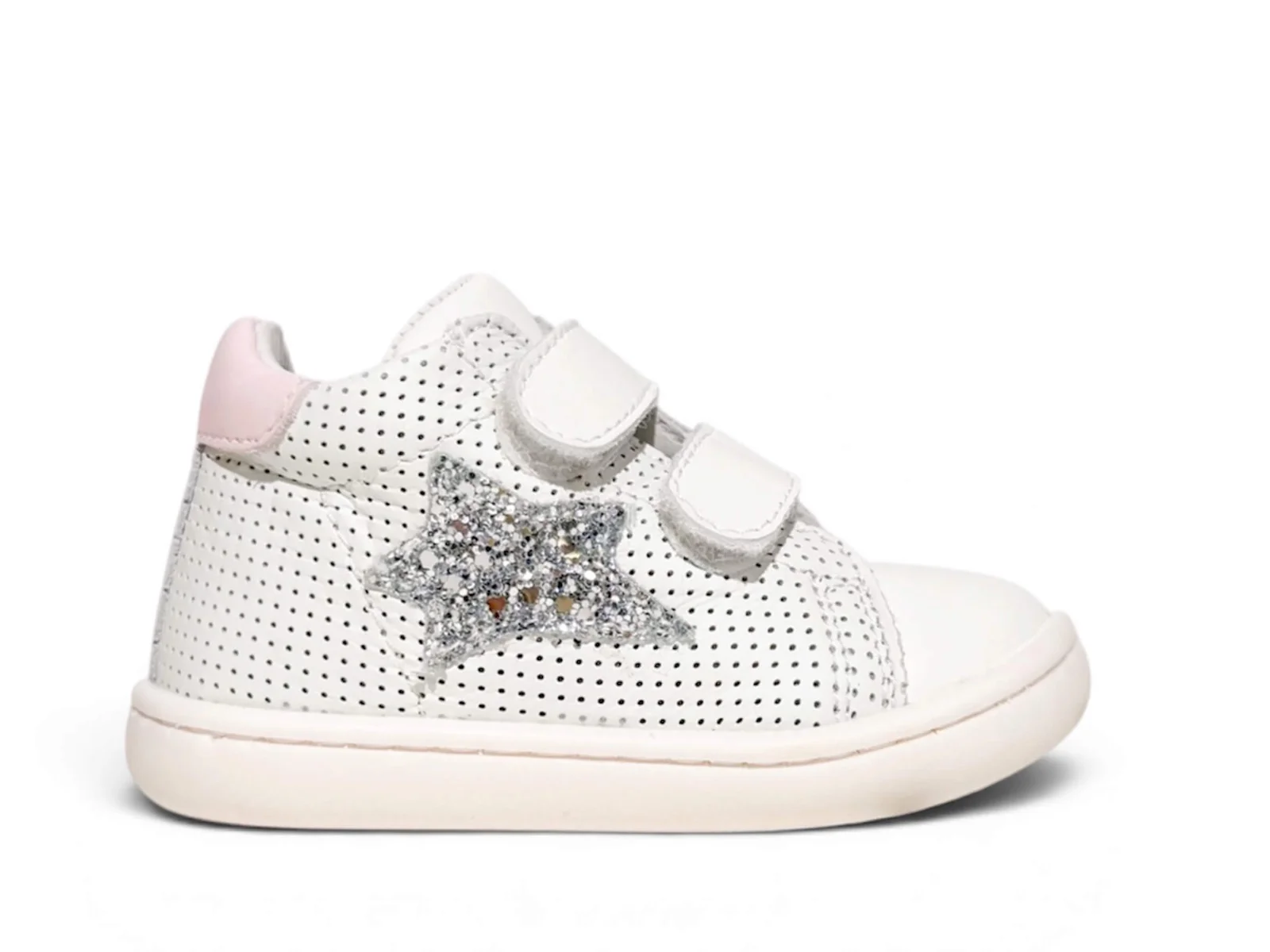 TODOR 26610 White pink glitter