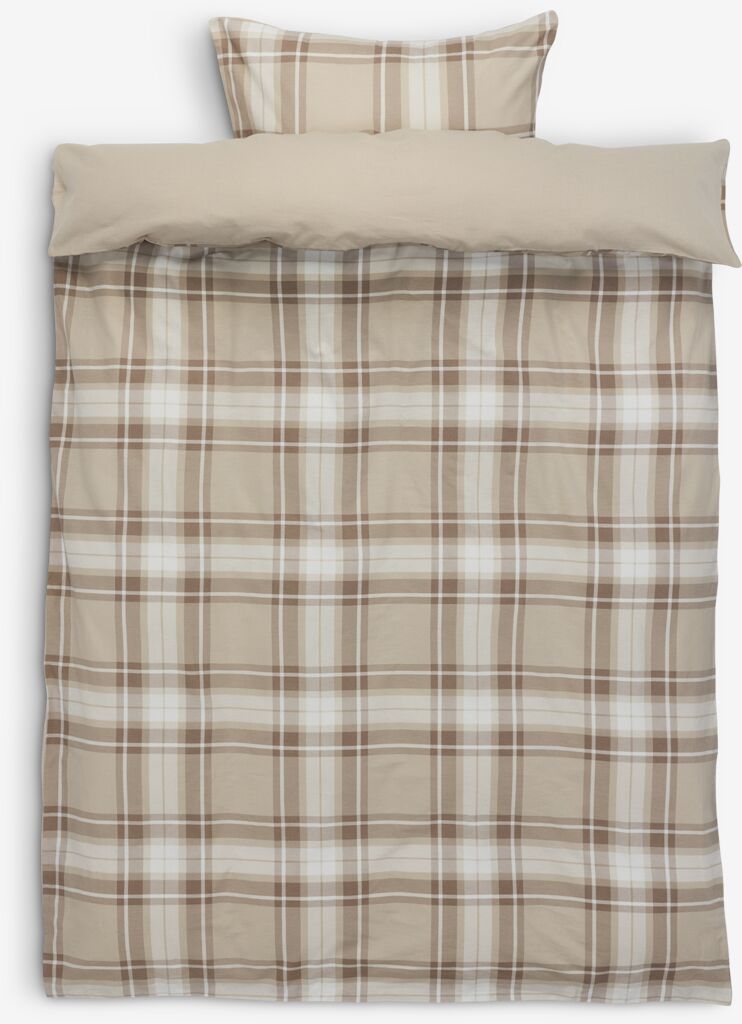 Set flanelske posteljine FRANCISKA 140x200 bež