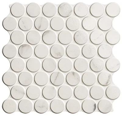 Pločica Glossy Calacatta Circle 30,9×30,9 Balkania Ceramics