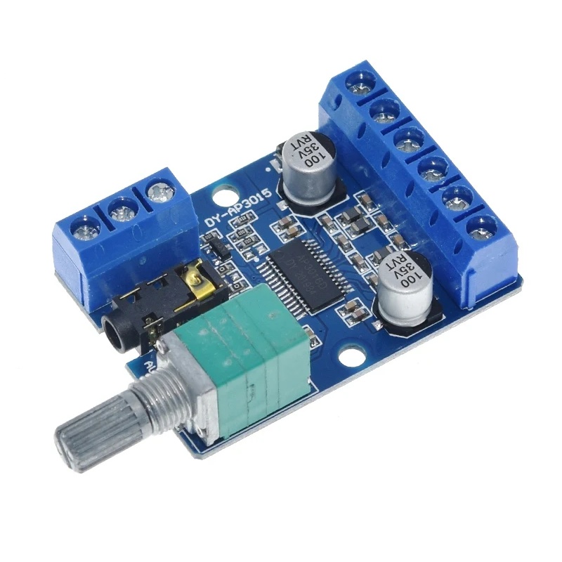 AP3015 Audio Pojačalo 2x30W Digitalni Stereo Modul DC 8-24V sa Potenciometrom