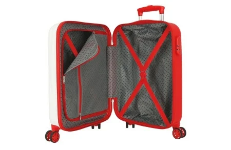Roll road happy pets dečiji kofer 55 cm - bela/crvena ( 49.911.48 )