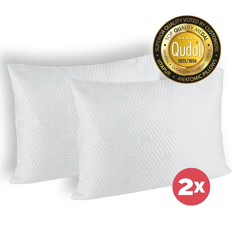 Vitapur jastuk VitaCloud Set 2x 50×70 cm