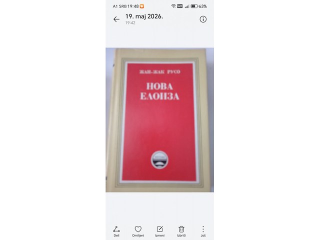 Julija ili Nova Eloiza II deo, Žan Žak Ruso