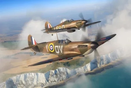 Revell maketa supermarine spitfire mkia and hawker hurricane mki ( RV03771 )