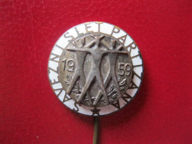Značka - Savezni slet Partizana, 1959.