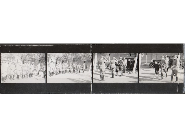 Zemun - Princ Andrej u poseti konjickoj skoli 1939