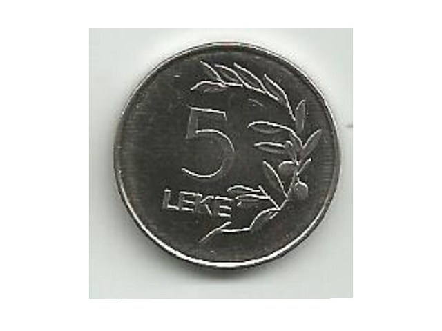 Albanija 5 leke 1995.