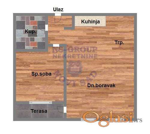 Dvosoban stan u Petrovaradin