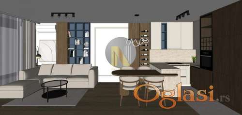 Dvosoban stan 45 m², Grbavica, Novi Sad, 2. sprat, useljiv od novembra
