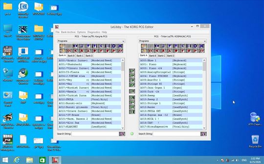 Korg Triton Le editor i setovi