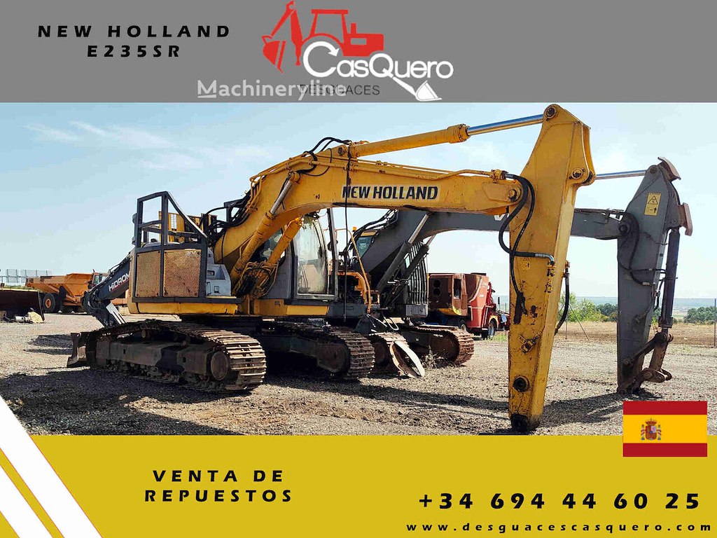 New Holland E235SR bager guseničar po rezervnim delovima