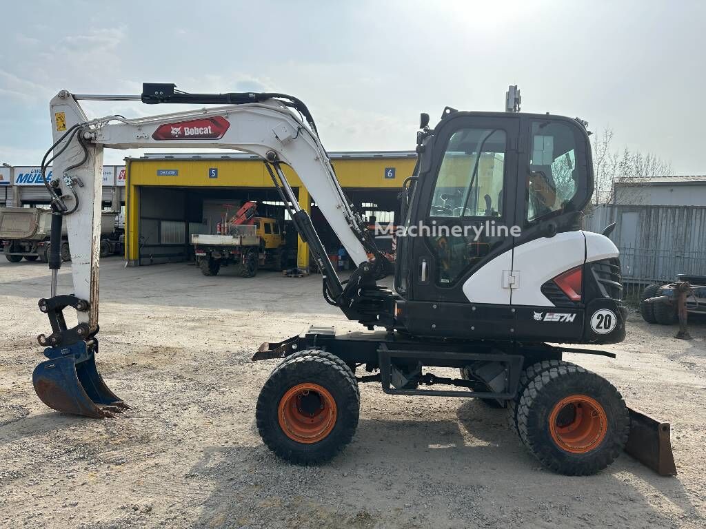 Bobcat E 57 W Mobilbagger / AC / 44.000 EUR bager točkaš