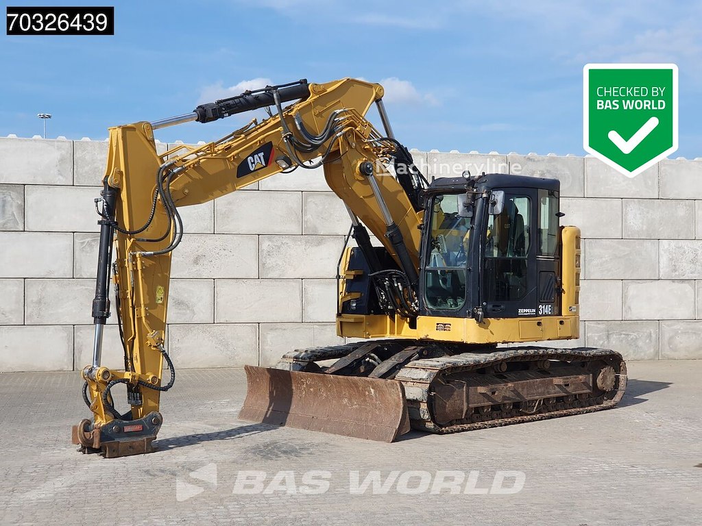 Caterpillar 314 E LCR German Machine - OilQuick midi bager