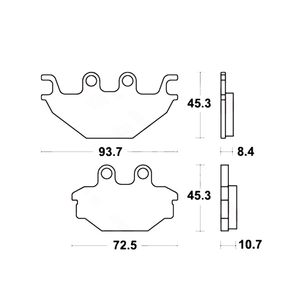 Disk pločice TRW MCB877SH ( SINTER )