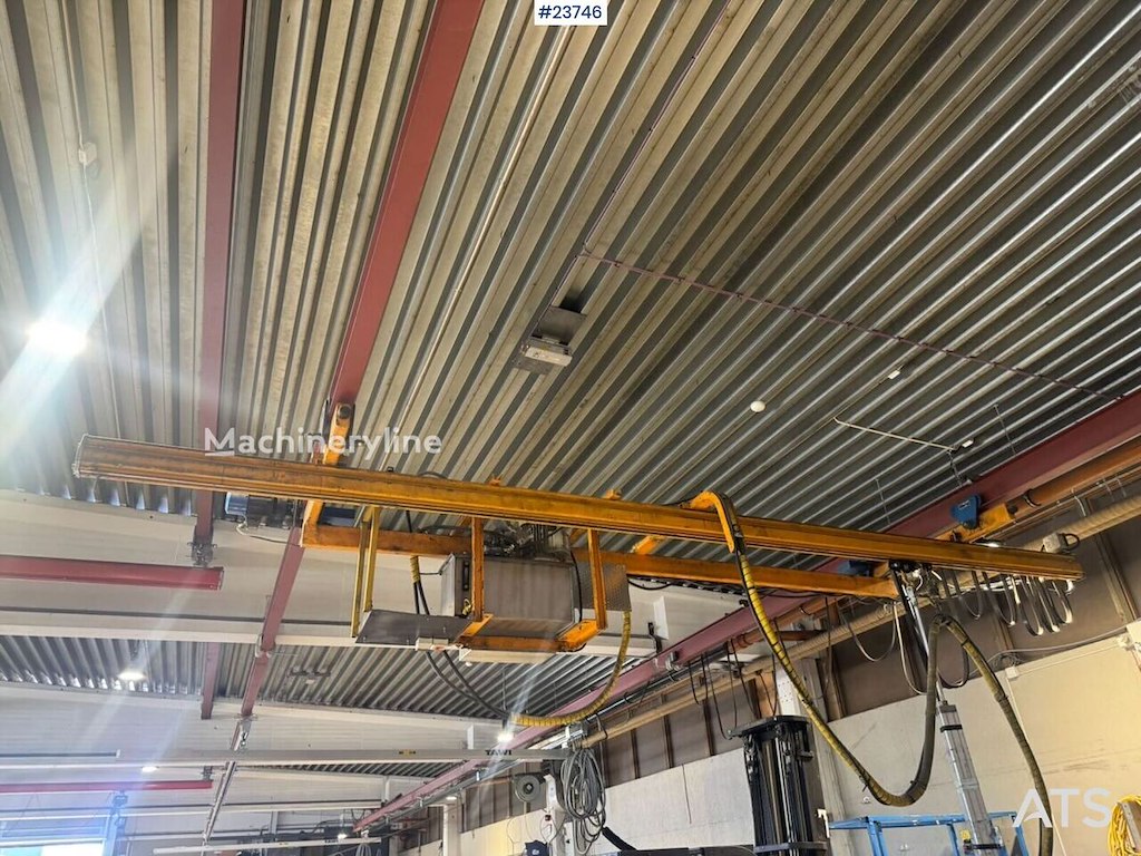 30 meter skinnegang + hengepresser nadzemna dizalica
