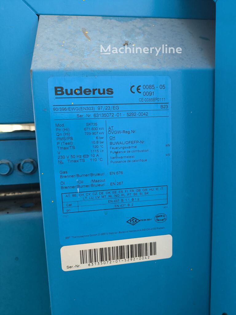 Buderus SK735 kotao na gas