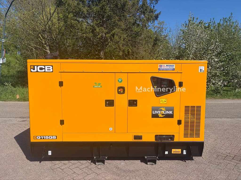 Novi JCB JCB G115QS 115 kVA aggregaat generatorset nieuw diesel generator