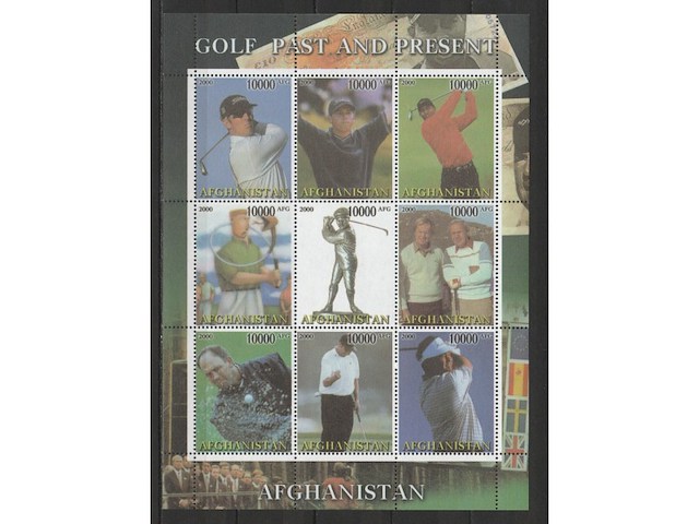 Afghanistan, Avganistan - 2000 - Golf