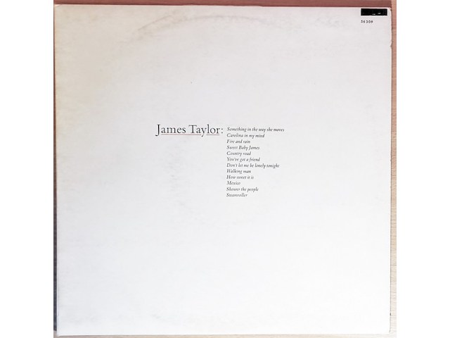 LP JAMES TAYLOR - Greatest Hits (1977) M/NM, PERFEKTNA