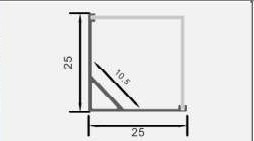 Aluminijumski profil 2525SJ 2026