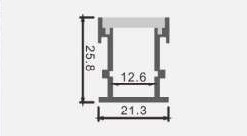 Aluminijumski profil 632 2026