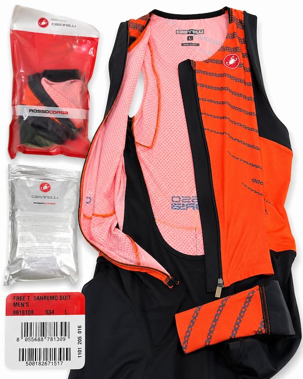 Castelli Triatlon Suit Rosso Corsa, L, muški, NOVO