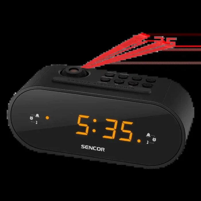 Sencor SRC 3100 B FM radio budilnik sa projektorom vremena