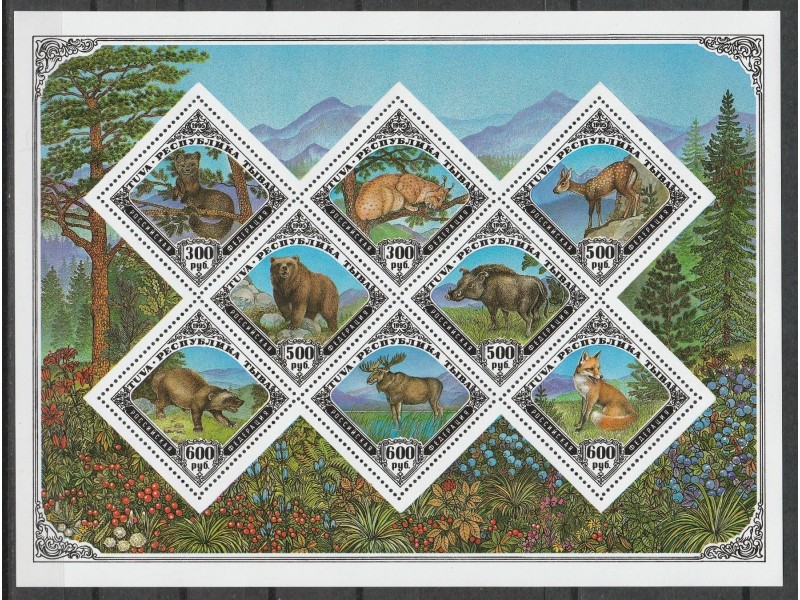 Republika Tuva - 1995 - Divlje životinje
