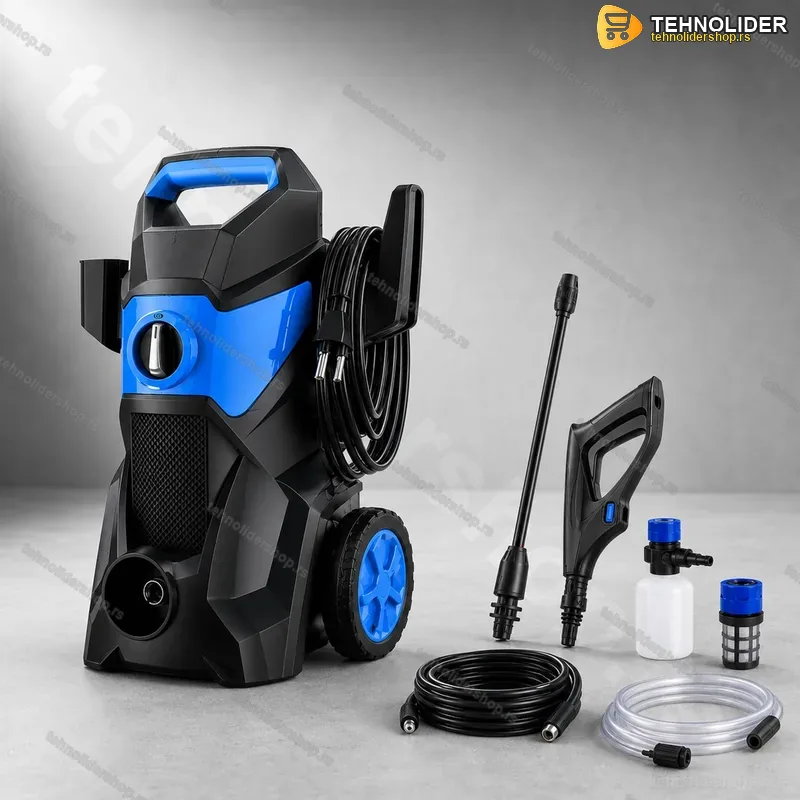 PowerWash PowerWash Pro Električni Perač Automobila – Prenosiva Mašina za Pranje Auta, Kuće i Bašte 220V