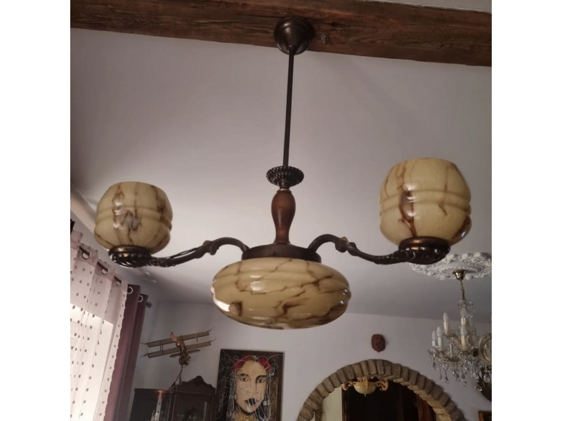 ART DECO stilski luster iz 30'ih godina p.v.