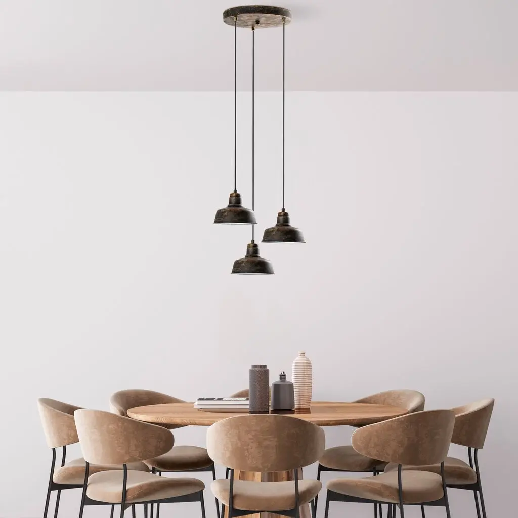 Opviq Luster MEMATI-181RETRO-3, 45 cm, 3xE27, 75-108 cm