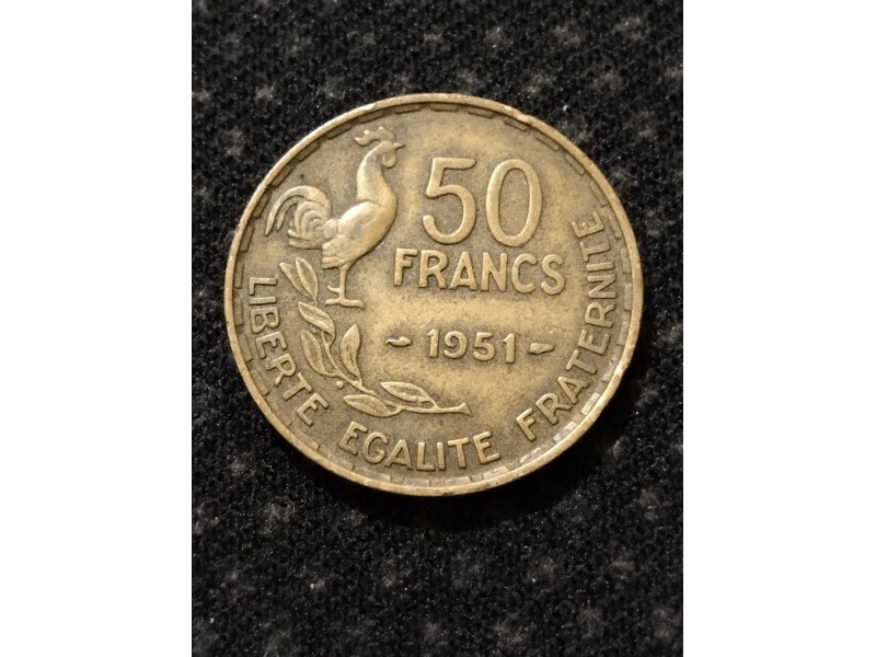 50 franaka 1951 francuska