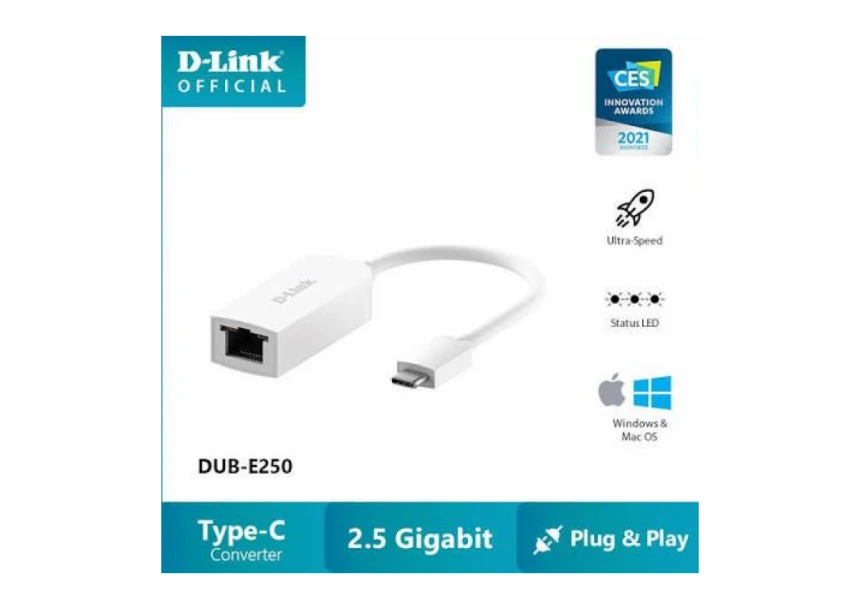 D-Link Adapter USB-C 2.5G DUB-E250