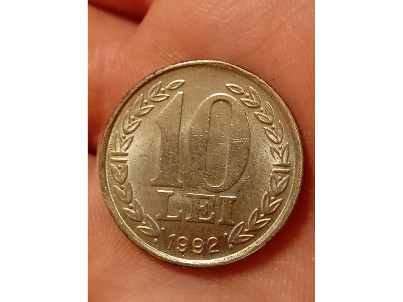 10 lei 1992g. Lepa kovanica