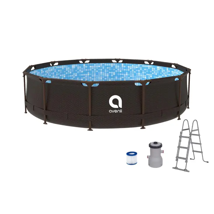 Avenli Bazen Frame, 360x100cm, Crni