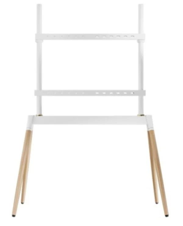 TVS-86F-01-W Gembird Podno postolje za TV, 55-86inc, belo/drvo