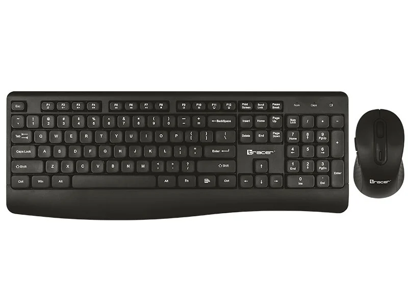 TRACER Bezicna tastatura I mis US layout crna BARTIX II