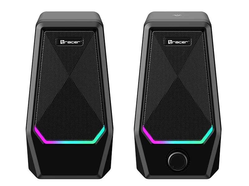 TRACER Zvucnici 2.0 6W RGB USB power AUX Loop 2