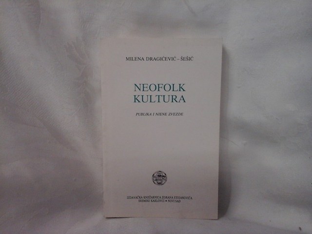 Neofolk kultura Milena Dragićević Šešić