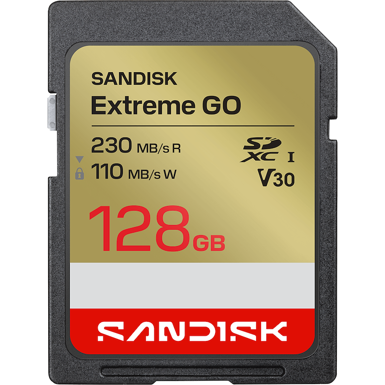 SanDisk Extreme GO SDXC UHS-I 128GB 230MB/s V30 (SDSDXGN-128G-GNCIN)
UZ OVAJ PROIZVOD PREDLAŽEMO: