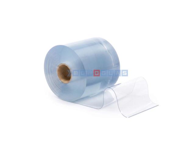 Antistatik providna PVC trakasta zavesa, 400 mm × 4 mm