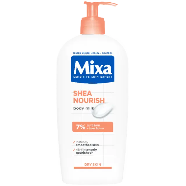 Mixa Mleko za telo Shea Nourish , 400 ml