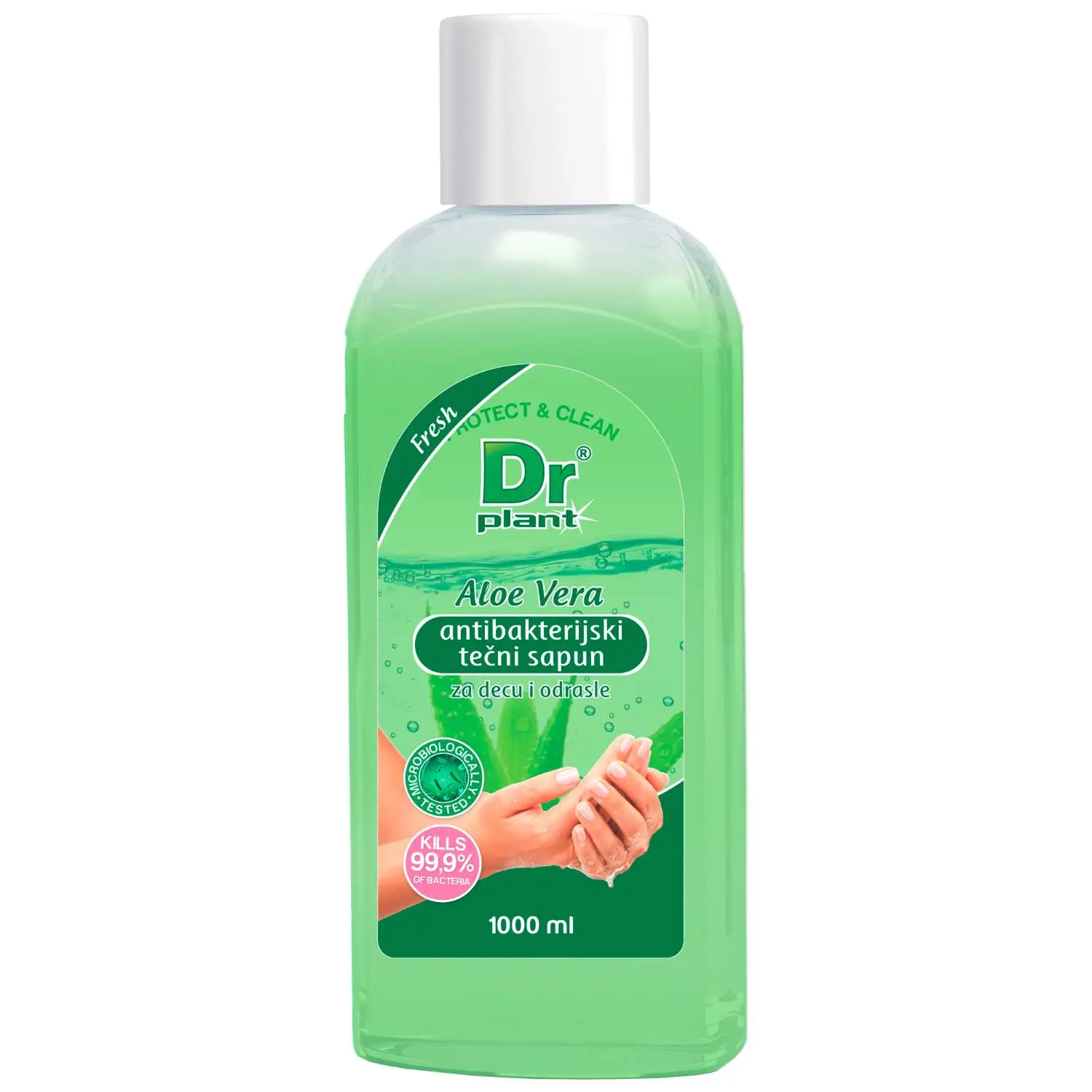 Dr Plant Antibakterijski tečni sapun, AloeVera, 1l