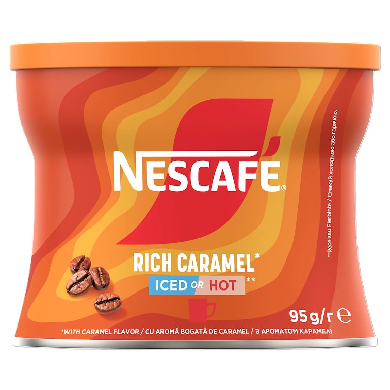 Nescafe inst classic caramel 95g tin nescafe
