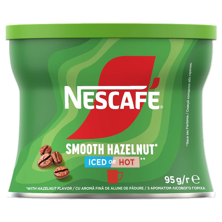Nescafe inst classic hazelnut 95g tin nescafe