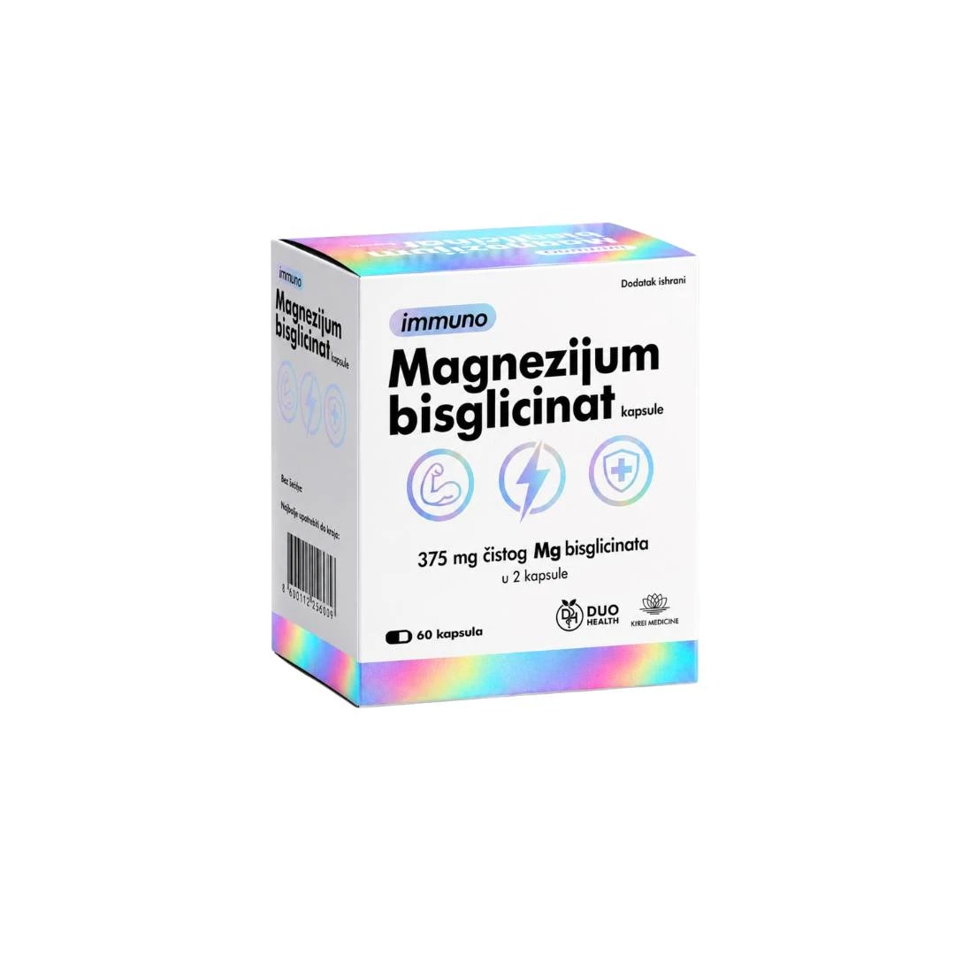 KIREI Immuno Magnezijum Bisglicinat 60 Kapsula