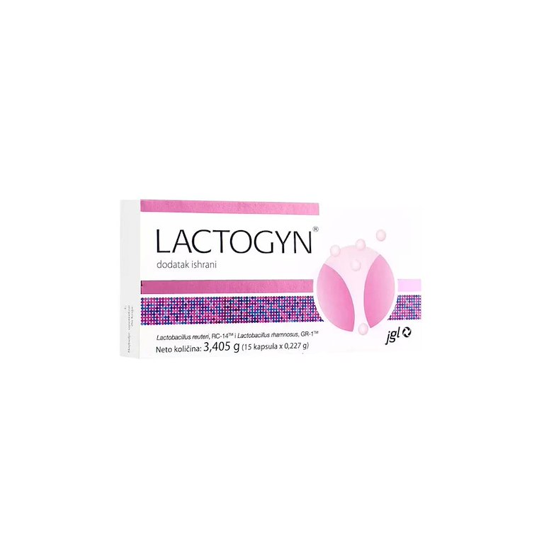 LACTOGYN® Kapsule za Zdravu Vaginalnu Mikrofloru 15 Komada